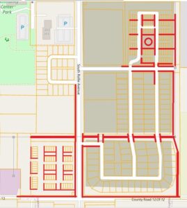 Neighborhood Snow Plow Map | Lupton Village Residential Metropolitan ...